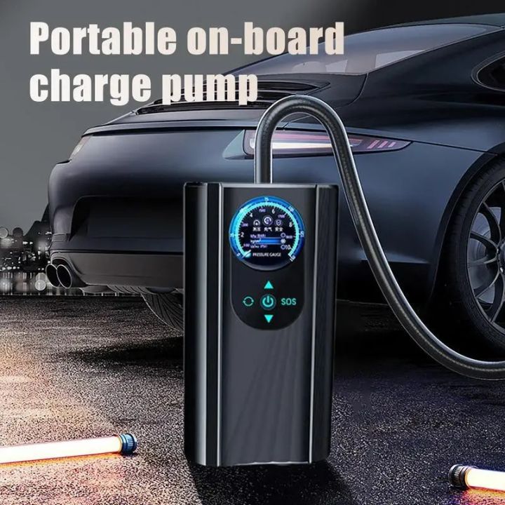 Portable Mini Car Air Compressor 12V 150PSI Electric Wired Vehicle Air ...