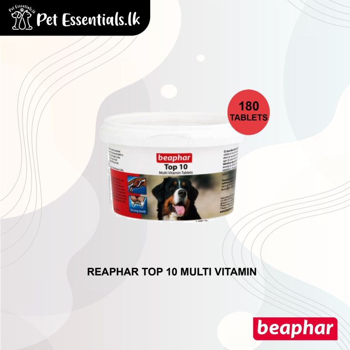 Beaphar Top 10 Multi Vitamin ( 180 Tablets ) | Daraz.lk