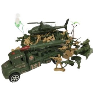 90 Pcs Combat mission toy soldiers/Helicopter/Track/ green plastic army ...