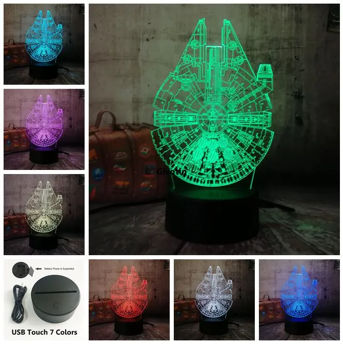 【PrimePicks123】Movies Star Wars LED RGB Night Light 7 Color Changing ...