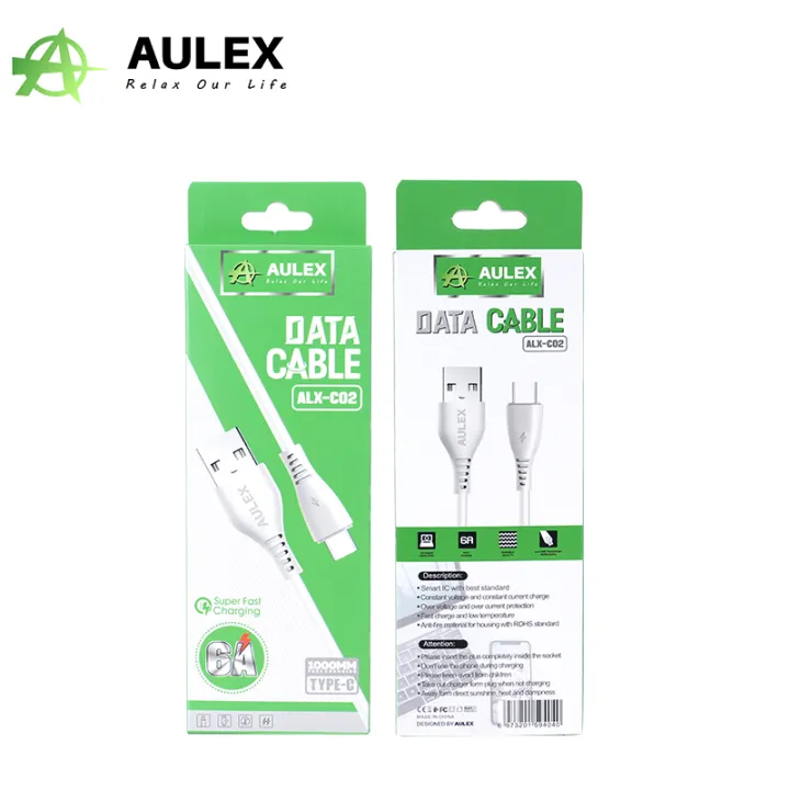 AULEX 6A Type-c Data Cable Fast Charging | Daraz.lk