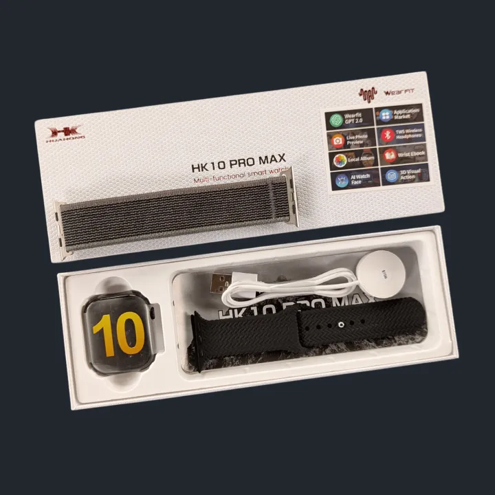 HK10 Pro Max Gen6 Series 10 AMOLED Smartwatch | Daraz.lk
