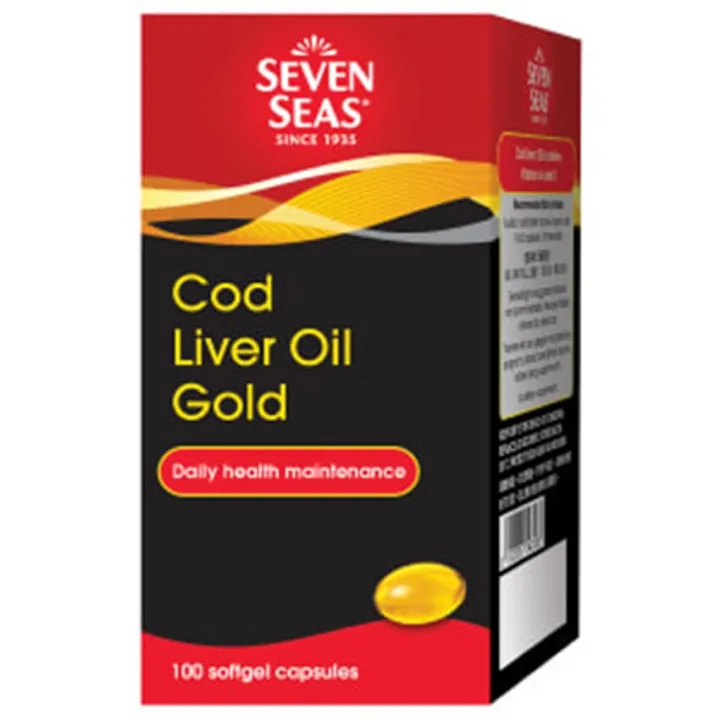 Seven Seas Cod Liver Oil Gold Caps 100s | Daraz.lk