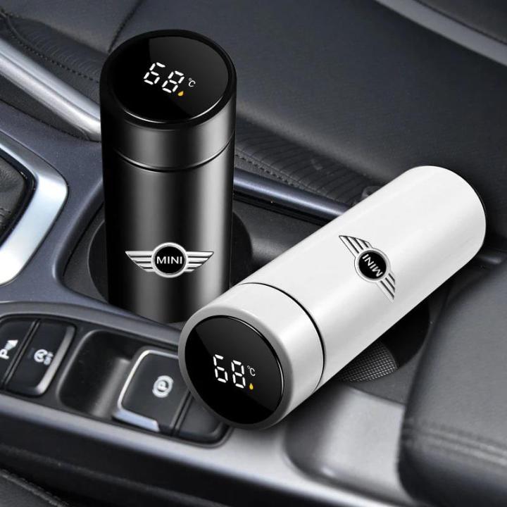 Car Smart Thermos Bottle With Temperature Display Coffee Cup For MINI ...