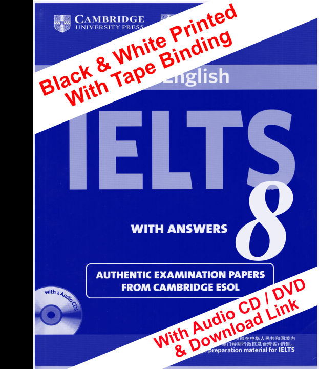 IELTS Academic Cambridge English Book 8 with answers | Daraz.lk