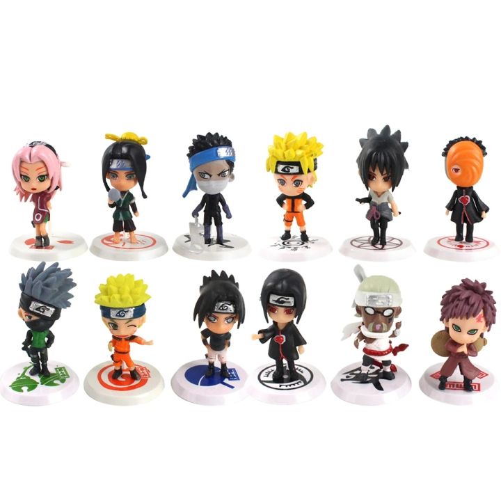 6pcs/set Uzumaki Naruto Shippuden Anime PVC Action Figure Hatake ...