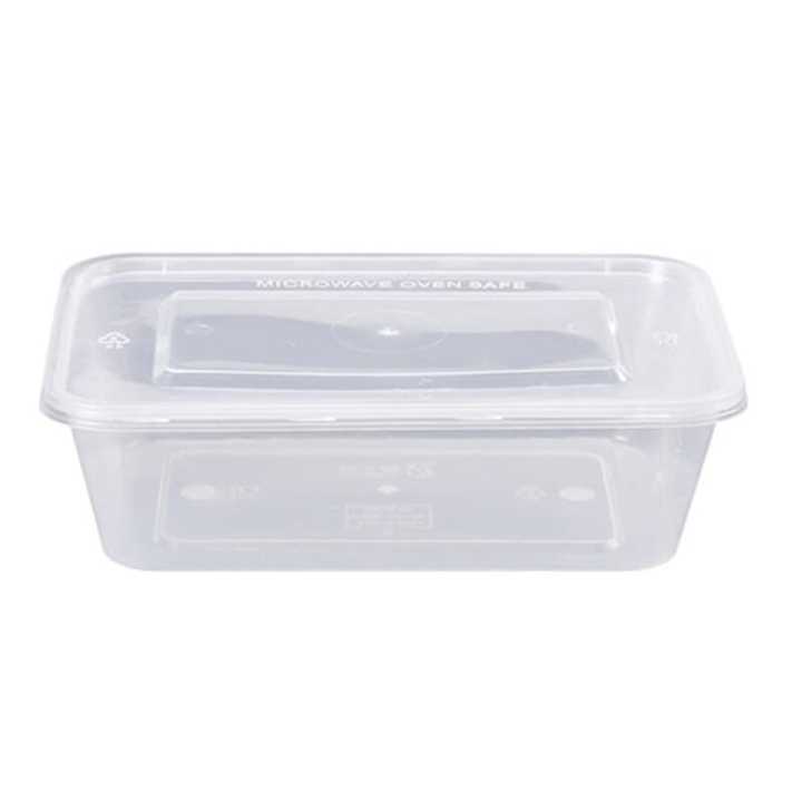 25 Pcs | MealPrep Plastic Microwavable Food Containers | Black ...