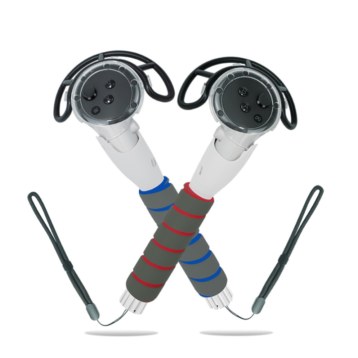 Handle Controller Set Plastic Handles Controller for Quest 3 Long Stick ...