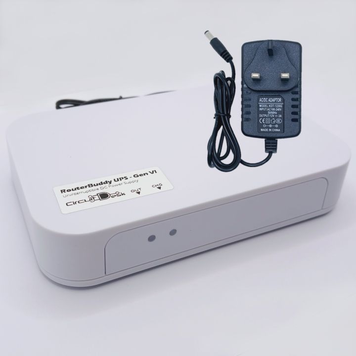 [RouterBuddy UPS- Gen VI] Mini UPS Battery Backup 15V Uninterruptible ...