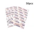 50Pcs/Lot Kits Bandaids Breathable Band Aid Waterproof Bandage First ...