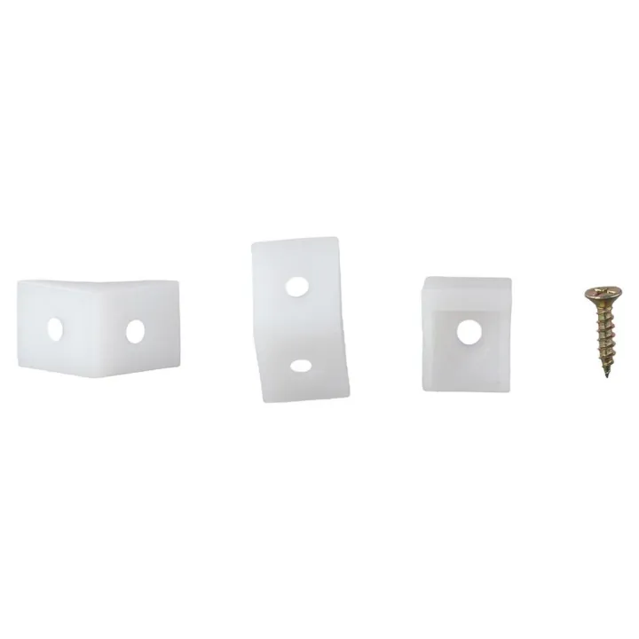 Plastic Closet Corner Code Durability Triangle White Cabinet Connector ...