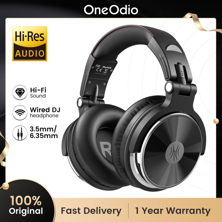 Oneodio Pro 10 Over Ear Headphones Hifi Studio DJ Headphone Wired ...