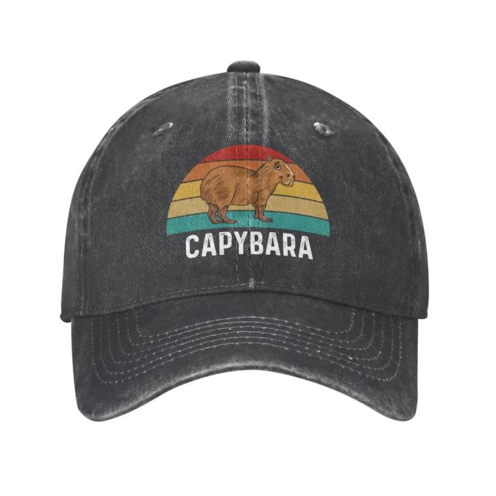 Capybara Hat for Women Baseball Caps Graphic Hat Men's Duck Tongue Cap ...