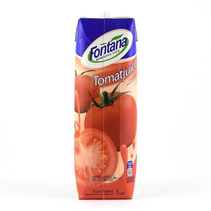 Fontana Tomato Juice 100% Natural Uht (1Lt) | Daraz.lk