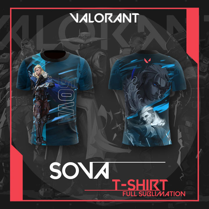 Valorant T-Shirts Cartoon Shooting Game 3D Print Men Women Casual ...