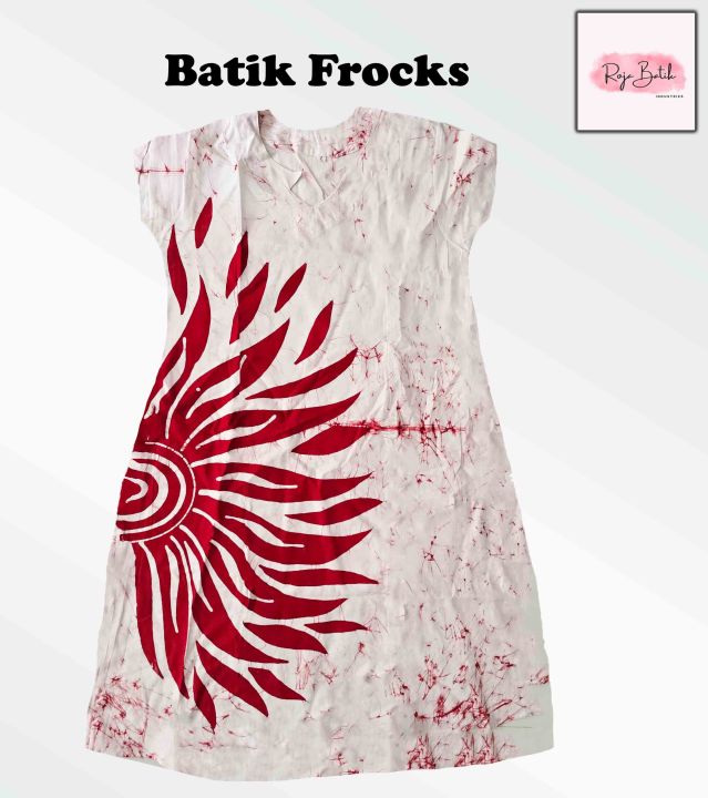 Batik A Line Frocks | Daraz.lk