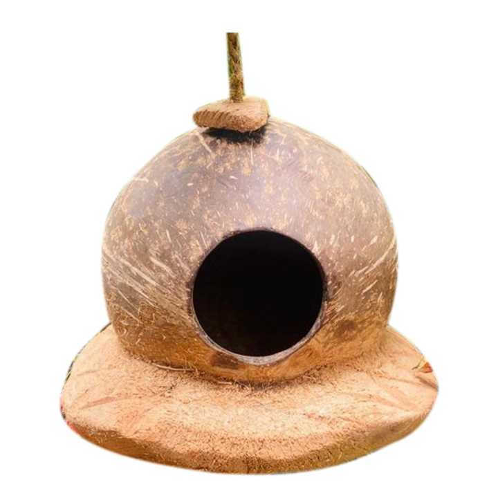 Coconut Husk LOVE BIRD Nest REST PART Weaver Bird (වී කුරුල්ලා) Nest ...