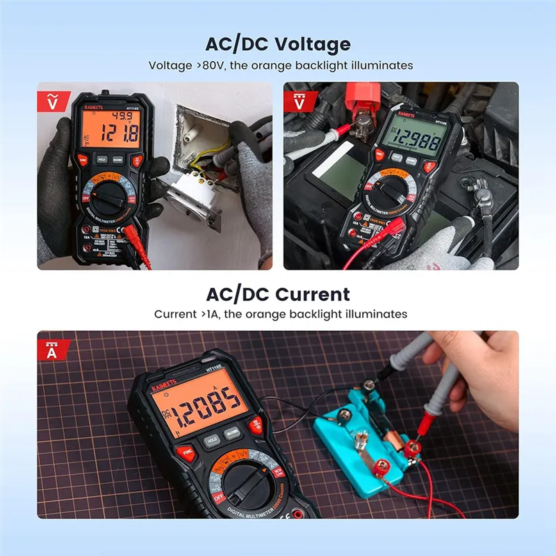 HT118A/C/D High-Precision Professional Digital Multimeter with Dual ...
