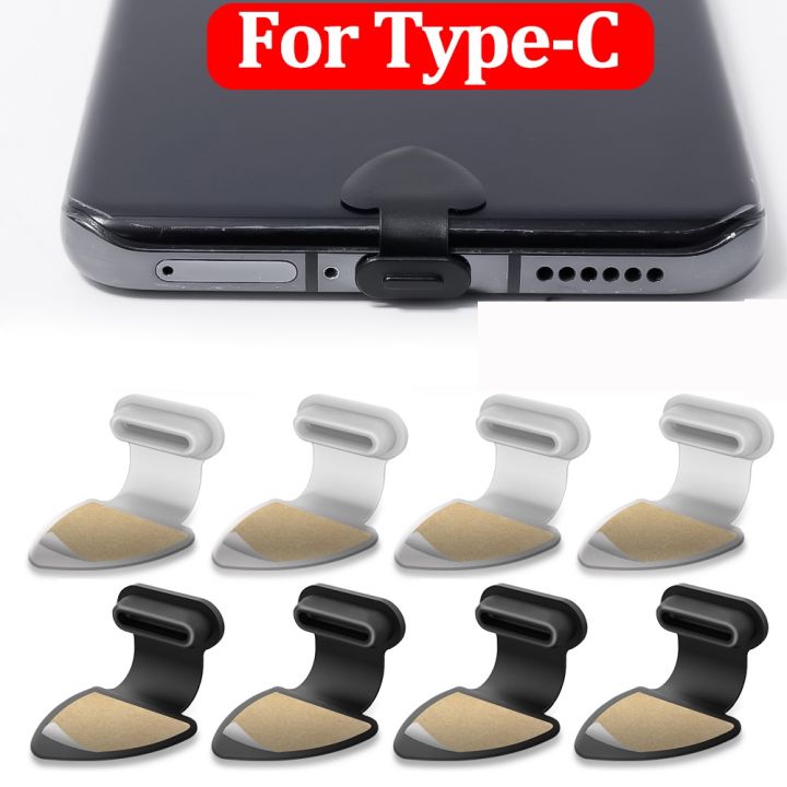 Mobile Phone Protector Charging Port Silicone Stopper Heart Shaped ...