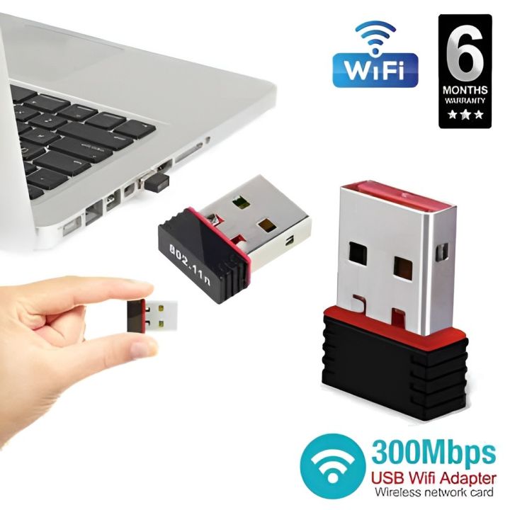 Mini USB Wi-Fi Adapter N 802.11N Wi-Fi Dongle 300Mbps High speed ...