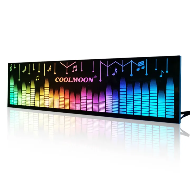 For LED Power Light Board RGB Color Side Panel Graphics Card Bracket ...