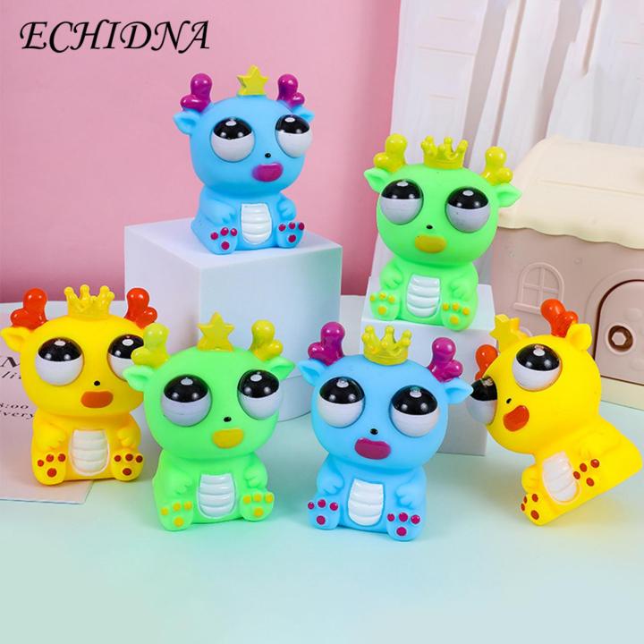 Eye Popping Stress Relief Toy Stress Relief Dinosaur Squeeze Toy with ...