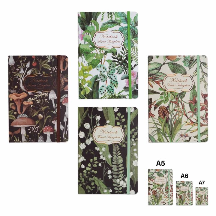 Fashion Notebook Hardcover A5 A6 A7 Autograph Diary Forest Kingdom ...