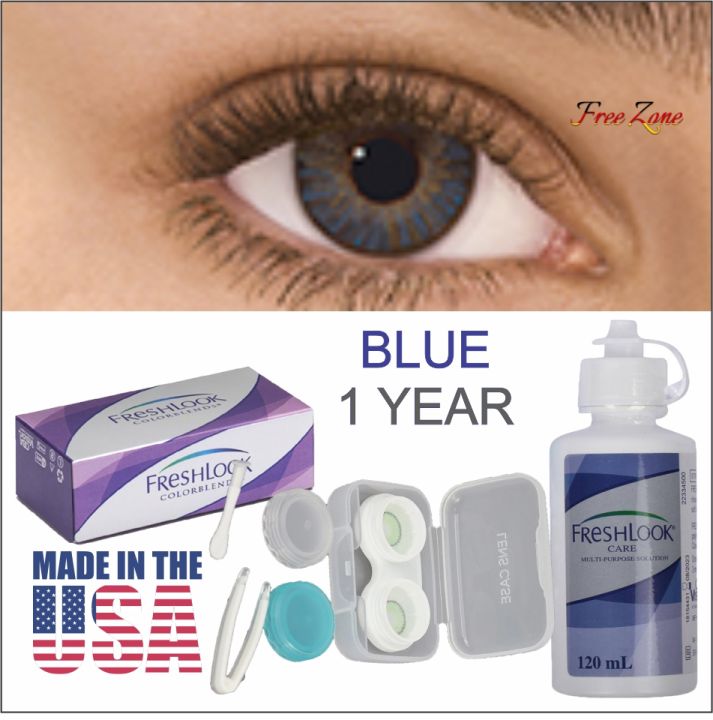 Colour BLUE - Fresh Look bcl Colour Blends Contact Lens - Full Set ...