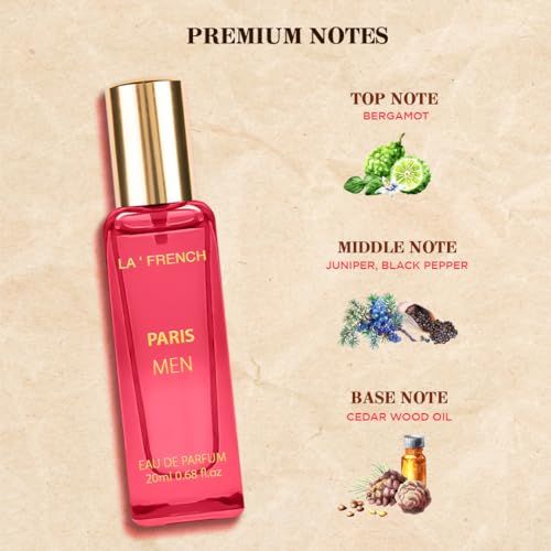 La French Paris Eau de Parfum - 20ml Unisex Perfume for Men and Women ...