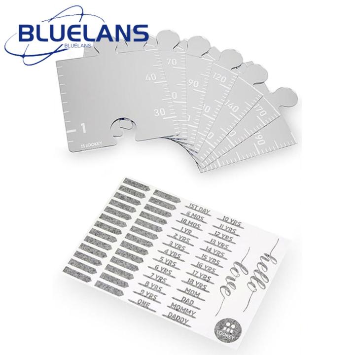 Boys Girls Growth Chart 7pcs Acrylic Mirror Kids Growth Chart for Boys ...