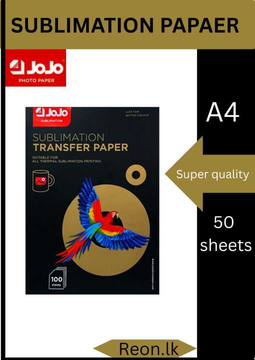 Sublimation paper A3/A4 100 Sheets | Daraz.lk