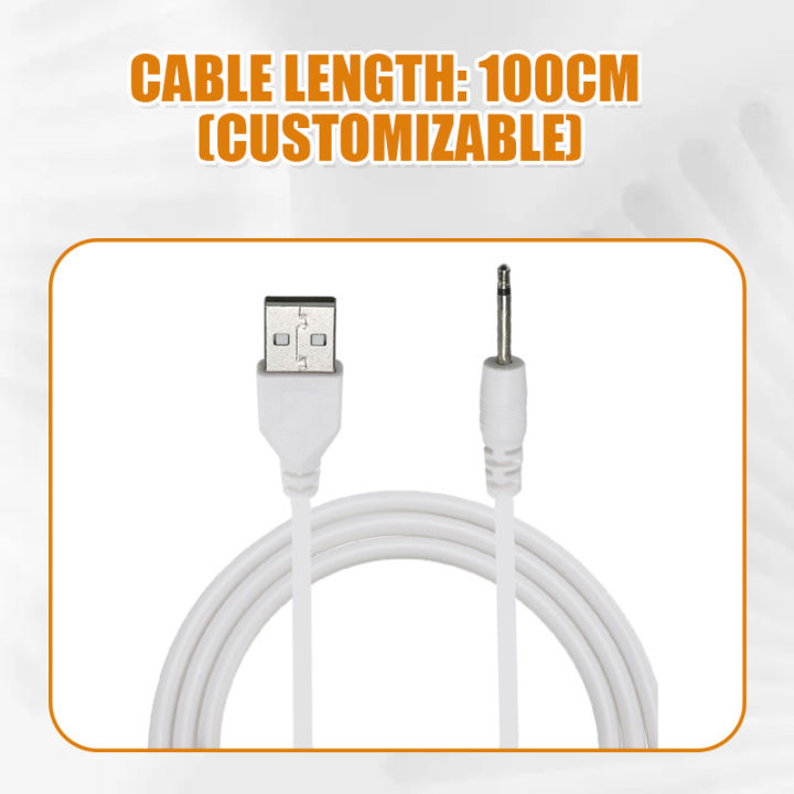 1m Usb 2.0 To Dc 2.5mm 2a Charging Line 2.5 Usb Mono Audio Line Usb ...