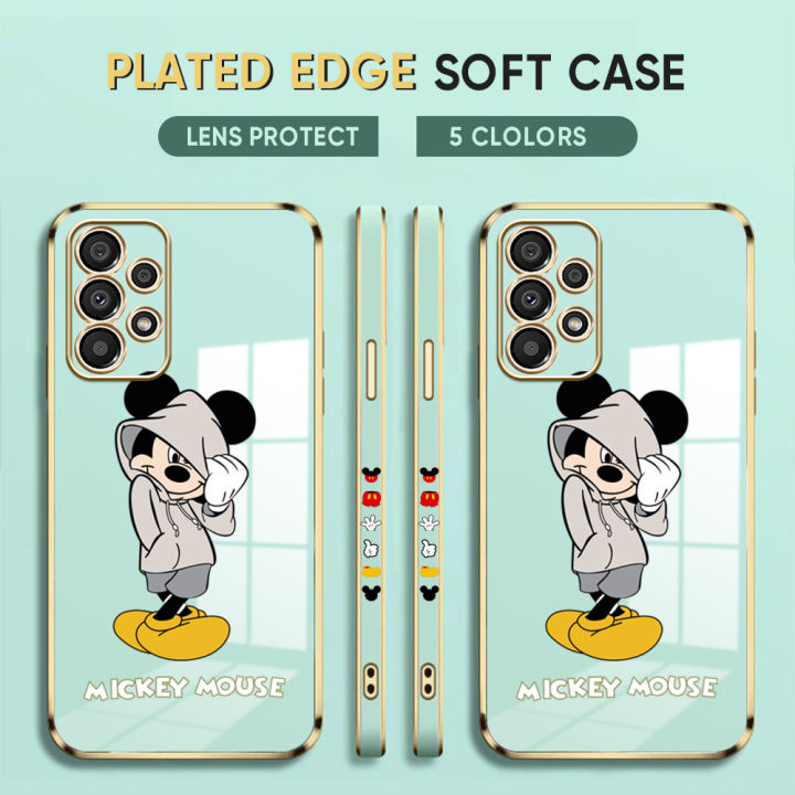Luxury 6D Plating Case for Samsung Galaxy A33 5G Back Cover Cartoon ...