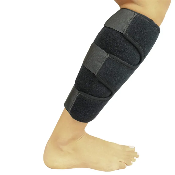 1pcs Soft Calf Brace Neoprene Calf Sleeve Shin Splint Support Lower Leg ...