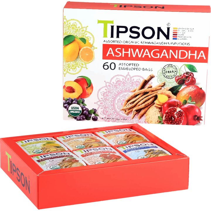 Tipson Organic Ashwagandha Assorted 60 Envelopes | Daraz.lk