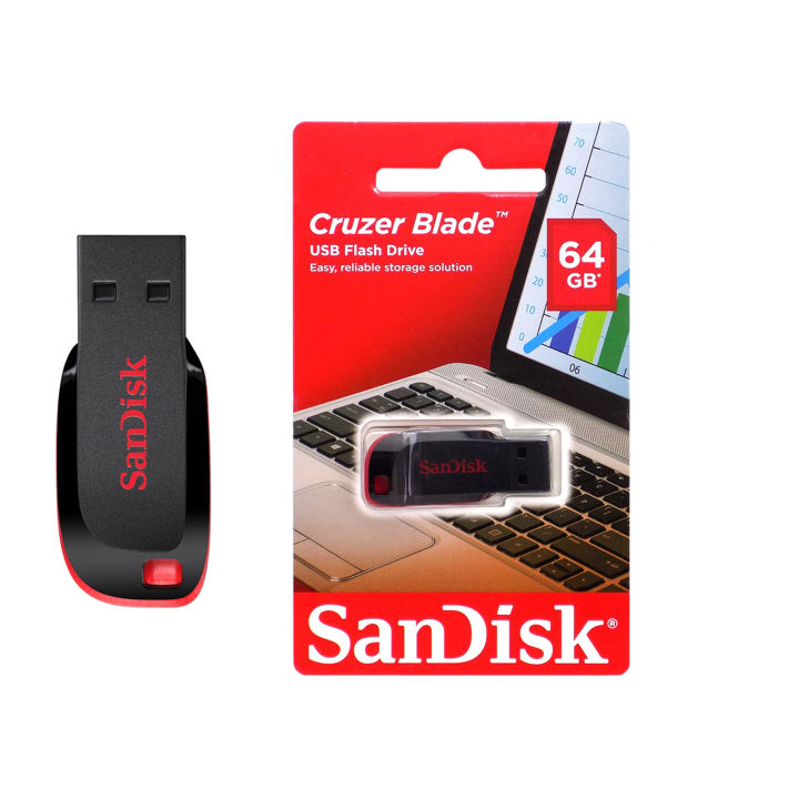Sandisk 64GB Cruzer Blade USB Pen Flash Drive | Daraz.lk