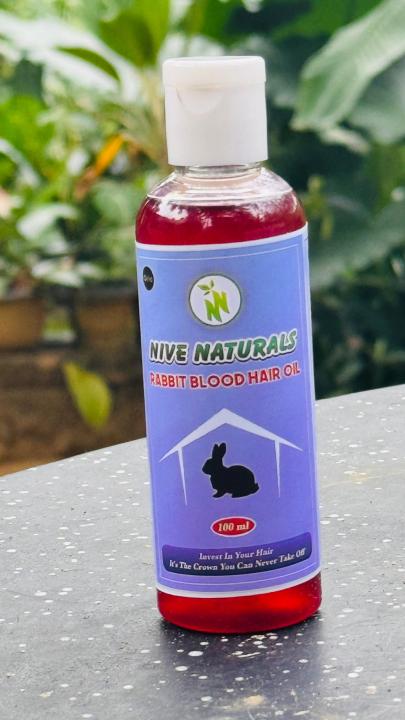 Original Rabbit Blood Hair Oil – 100ML | Natural Hair Growth Solution ...
