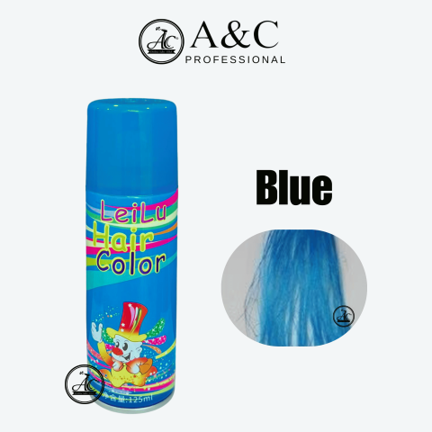 Leilu Hair Colour Spray 125ml Black Colour Hair Spray Temporary Hair ...