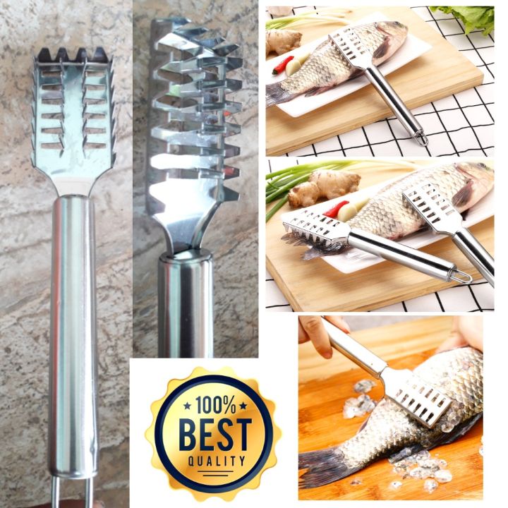 Stainless Steel fish scale remover Fish Skin Brush Fish Scale Peeler ...