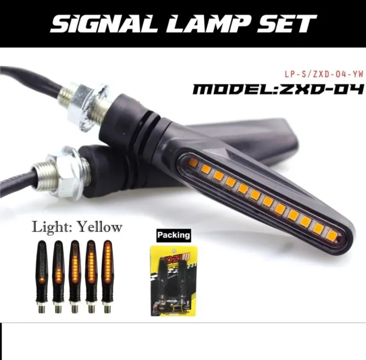 Universal 12V LED Motorcycle turn signals Light Motor LED Light | Daraz.lk