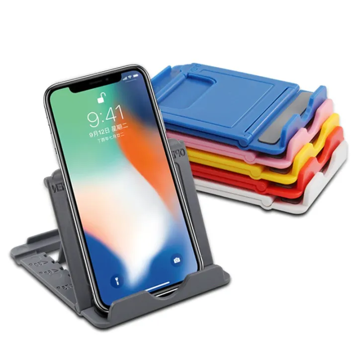 Plastic Foldable Desk Stand Phone Holder For All Mobile Phone | Daraz.lk