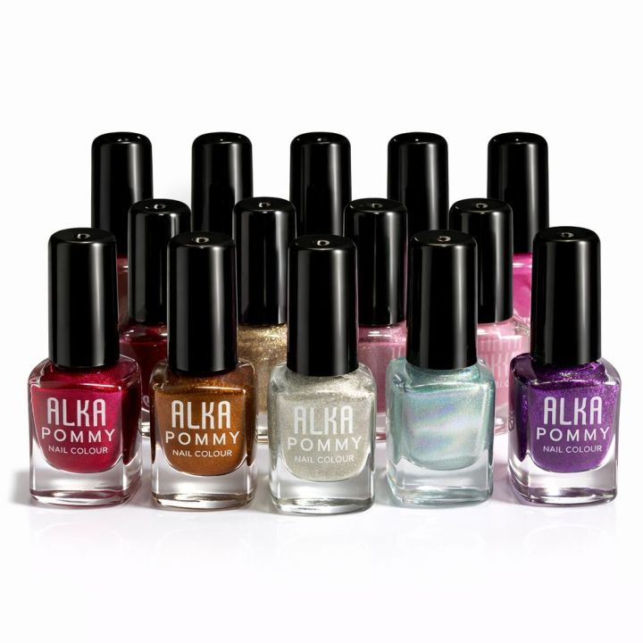 ALKA POMMY Nail Colour 7ML | Long Lasting Glossy Nail Polish | High ...