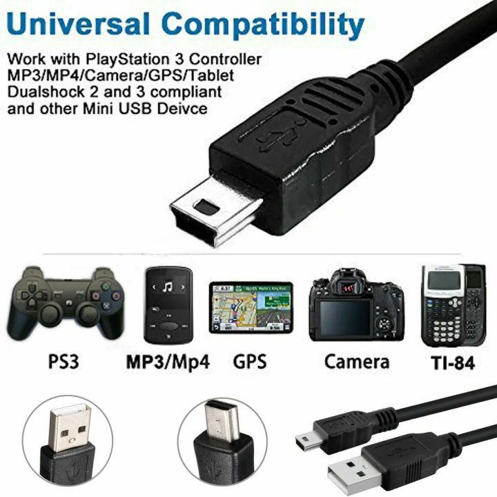 PlayStation Dual Shock 03 Charging And Data Cable USB B - Connector ...