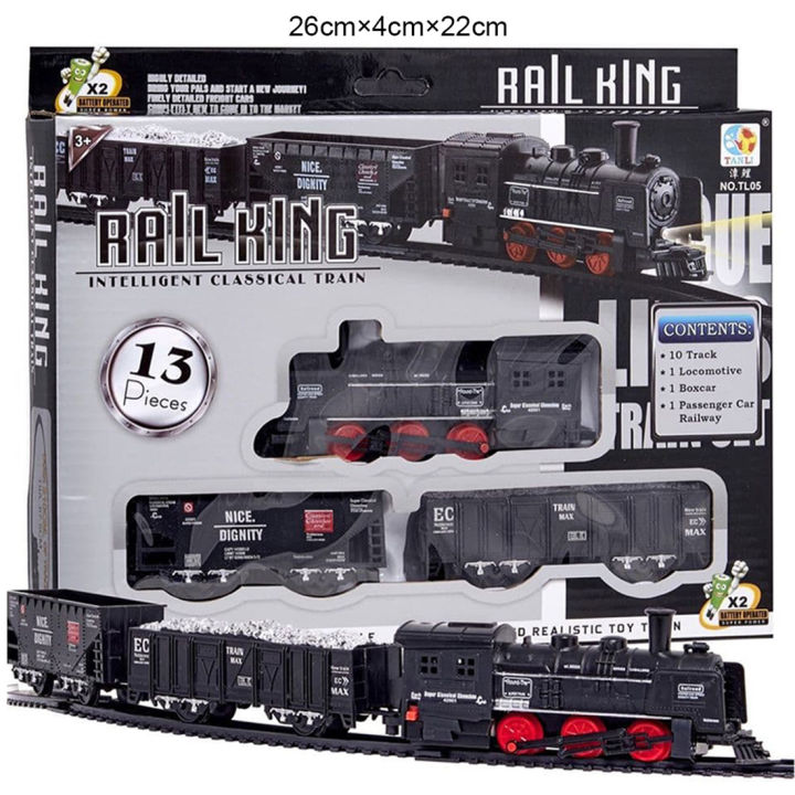 Rail King Intelligent Classical Train (13 Pieces) | Daraz.lk