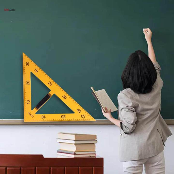 Math Geometry Equipment Triangle Big Size Multifunction Teaching Ruler ...