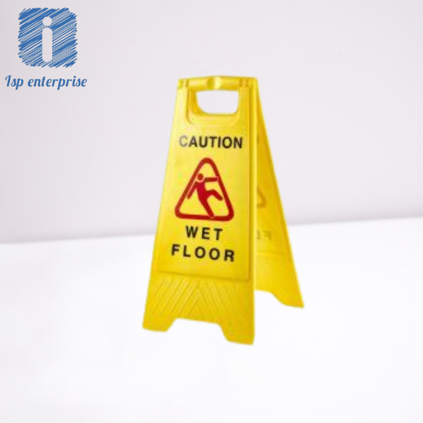 CAUTION WET FLOOR SAFETY SIGN - STAND TYPE | Daraz.lk