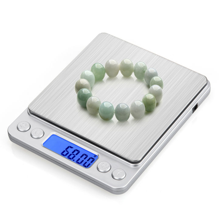 500g/1000g/3000g 0.01g/0.1g Tea Baking Weighing Scale Precision Digital ...