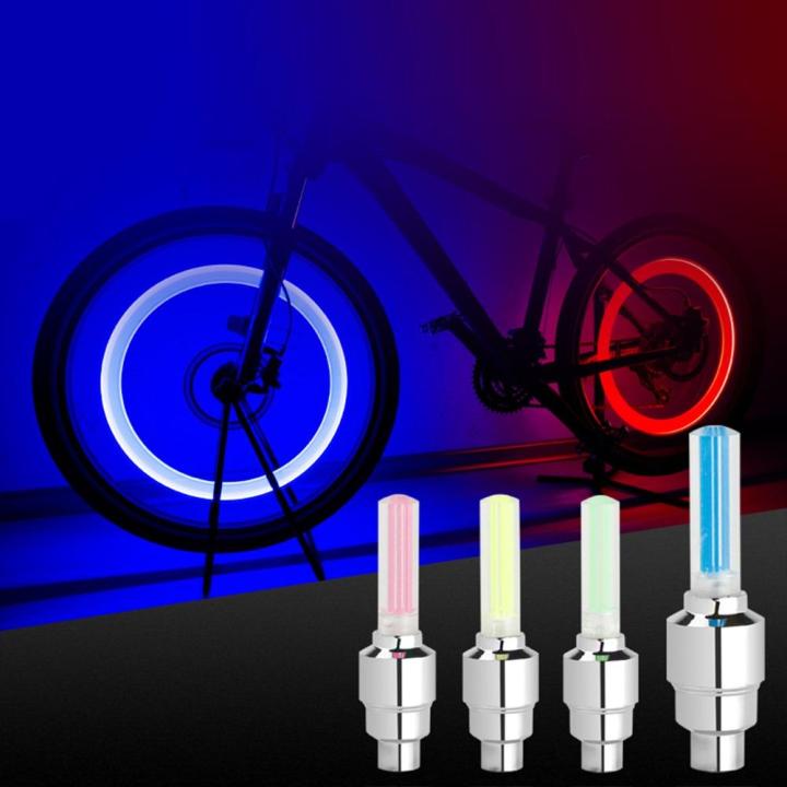 Troveo 2 Pcs Cycle Bike Glow In The Dark Car Tyre Valve Cap Motion ...