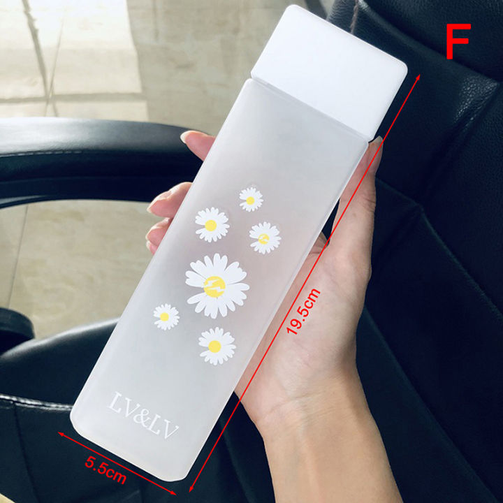 【Dream Sailing Store 】500ML Daisy Transparent Plastic Creative Cup ...