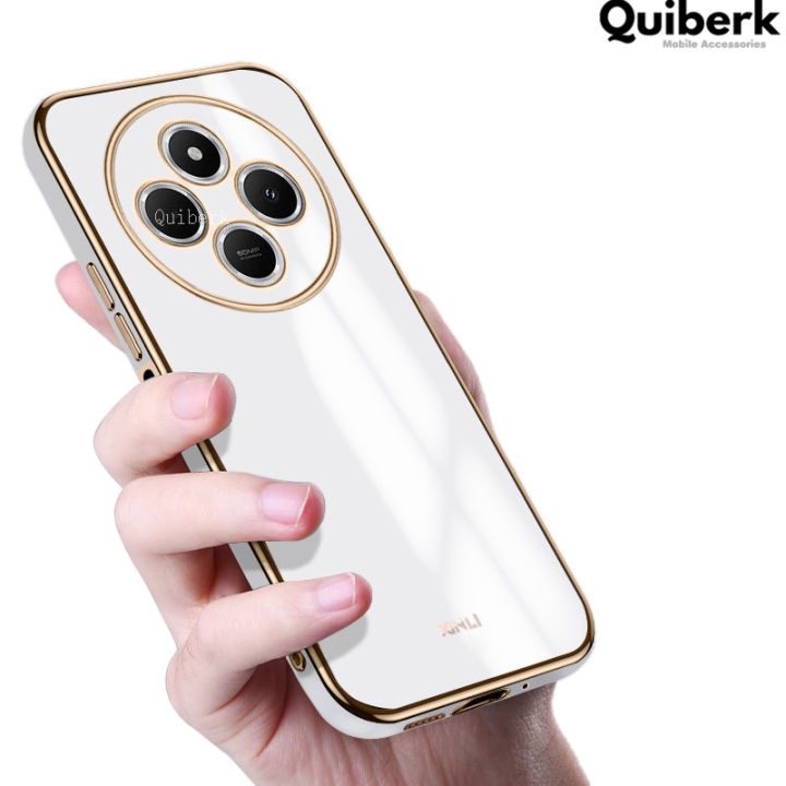 Quiberk for Xiaomi Redmi 14C 4G Soft Case Luxury Plating Frame ...